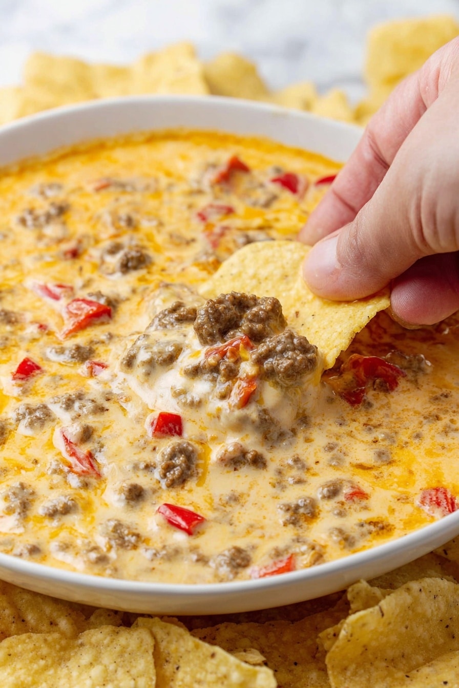 Velveeta Sausage Cheese Dip: Irresistibly Creamy & Easy